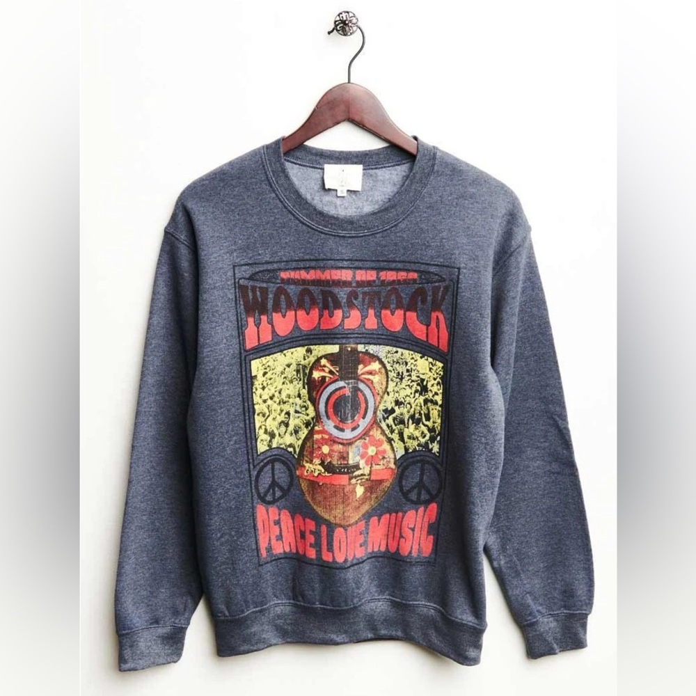 Earthbound Trading Company Woodstock Sweatshirt - Gem